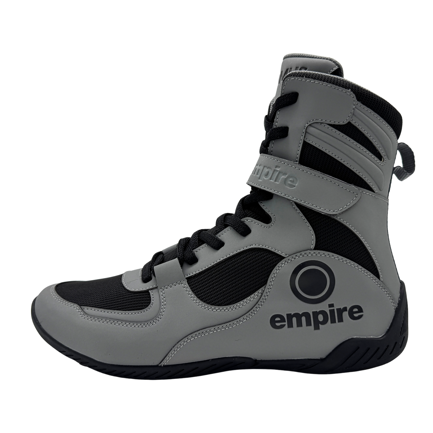 Maximus Grey Boxing Boots – Empire Fight Store